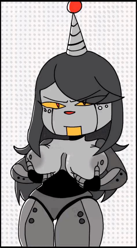 Rule 34 Antennae Chamiku Cuki Bot Cukizilla Dotted Background 