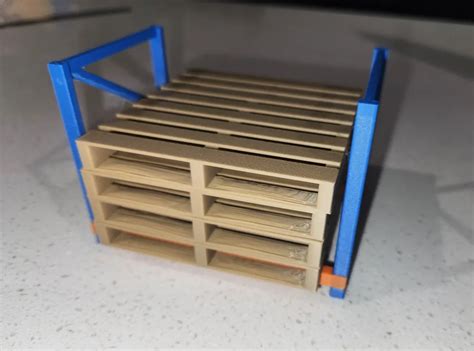 Pallet Rack For Pallet Coaster By Filaments And Freeways Makerworld