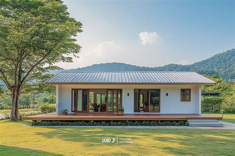 อวด 🏡 ไอเดียบ้านชั้นเดียวมินิมอลหลังเล็กๆ เรียบง่าย ขนาดพื้นที่ใช้สอยประมาณ 60 80 ตร ม ฟังก