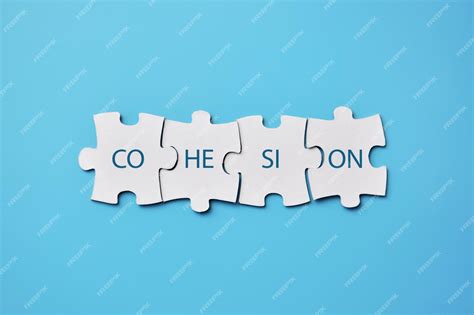 Premium Photo Puzzles With The Inscription Cohesion A Symbol Of The Unity Of People Premium Photo Puzzles With The Inscription Cohesion A Symbol Of The Unity Of People