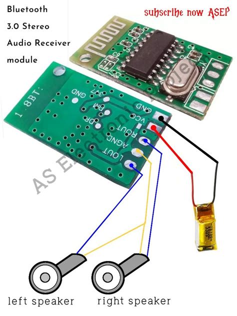 Bluetooth 3 0 Stereo Audio Receiver Module Electronics Projects Diy Electronics Projects