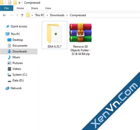 Remove 3D Objects Folder From Windows 10 Explorer 2019 XenVn