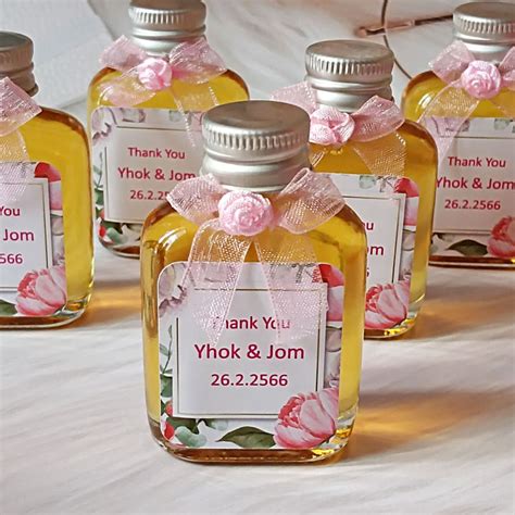 น้ำผึ้งของขวัญ น้ำผึ้งของชำร่วย ขวดแบนออยล์ใส ขนาด 30ml 🐝แจกงานแต่งงาน ขึ้นบ้านใหม่ งานเกษียณ🐝