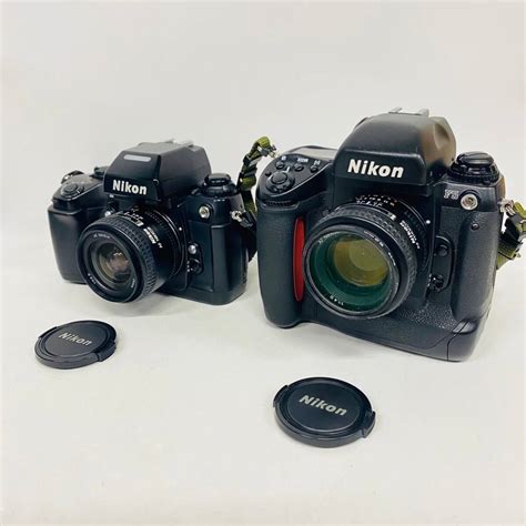 【やや傷や汚れあり】1円~【セット売り】ニコン Nikon F4 F5 Af Nikkor 24mm 1 2 8d 50mm 1 1 4d 一眼レフ フィルムカメラ 単焦点レンズ 付属品あり