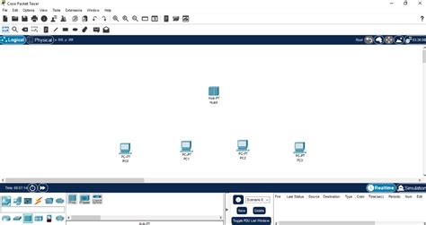 Connecting Multiple Computers Using Hub In Cisco Packet Tracer