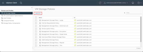 Vmware Storage Policies Implementing Dell Powerflex With Vmware Tanzu Dell Technologies Info Hub