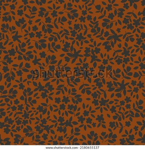 Vintage Botanical Surface Pattern Design Cute Stock Vector Royalty