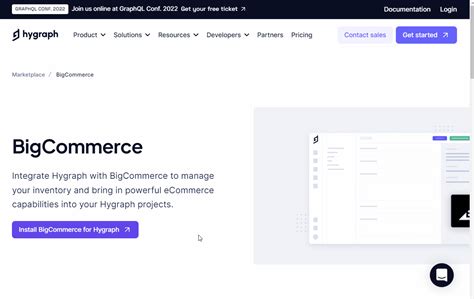 Hygraph And BigCommerce Integration Hygraph