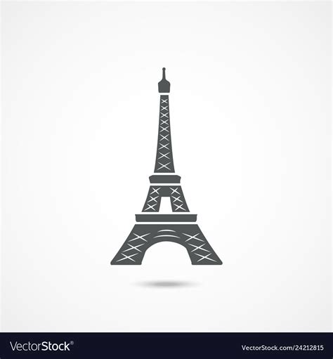 Eiffel Tower Icon Royalty Free Vector Image VectorStock