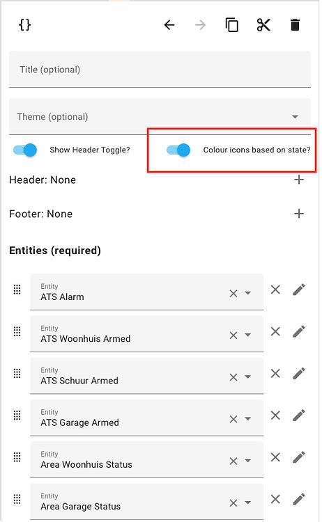 how to color the icons of a sensor device class “enum” frontend