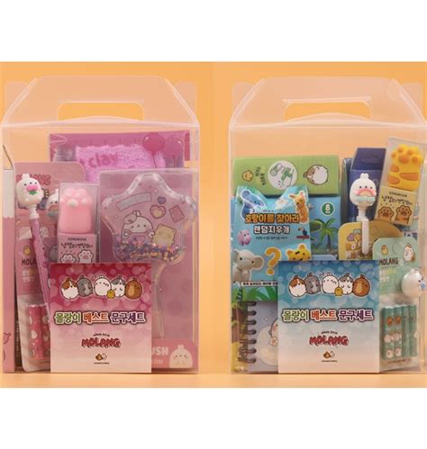 12개 문구세트 랜덤 남아 여아 캐릭터 몰랑이 초등학교 입학 선물 문구 어린이 학용품 단체 선물 세트 유치 티몬