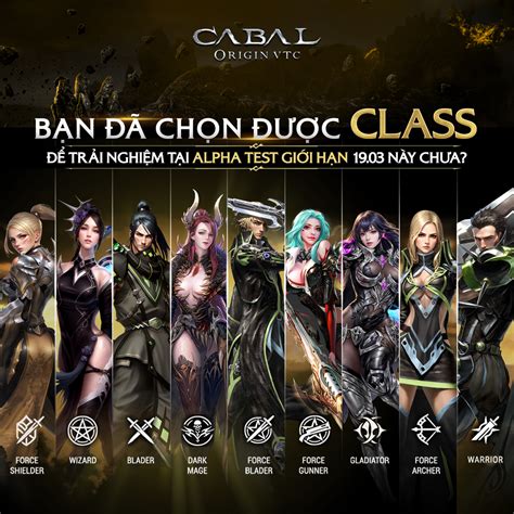 Cabal 🔥 Còn 1 Tuần Nữa Là Alpha Test Giới Hạn Sẽ Mở Bạn Sẽ Chọn