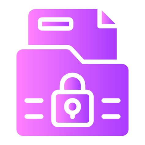 Secure Data Generic Gradient Fill Icon