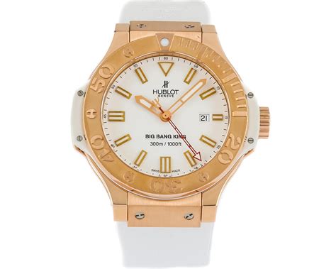 Hublot Big Bang Portocervo 322pe White Dial 18kt Rose Gold 480 Mm