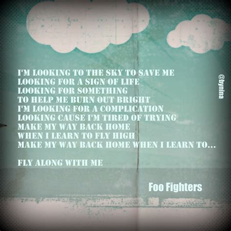 Ff Foo Fighters ¶ Im Looking To The Sky To Save Me ¶ Looking For A