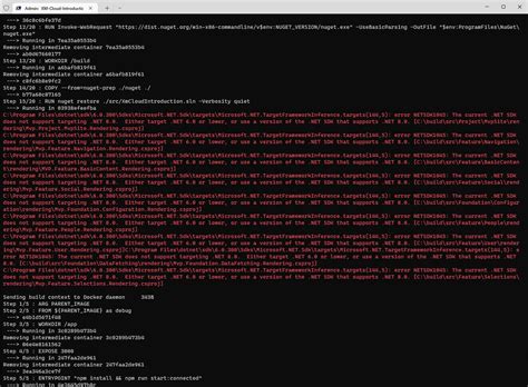 Error When Running Net Application With XM Cloud In Local Docker Containers XM Cloud