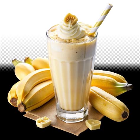 Homemade Banana Smoothie Psd High Quality Free Psd Templates For Download