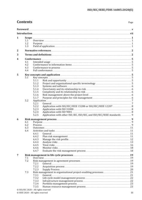 ISO IEC IEEE 16085 2021 Systems And Software Engineering Life Cycle Processes Risk Management