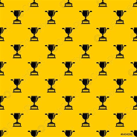 Gold Cup Pattern Vector Stock Vector 6434282 Crushpixel