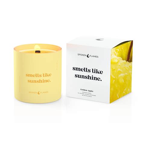 Smells Like Sunshine Candle Sensory Candle Spoken Flames