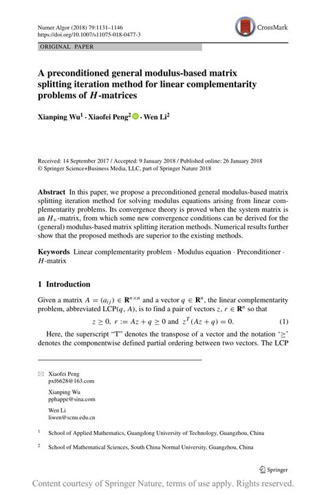 A Preconditioned General Modulus Based Matrix Splitting Iteration