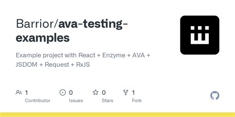 Github Barriorava Testing Examples Example Project With React