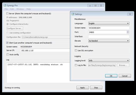 Disconnects From Client No Longer Configured General Discussion Symless Forums