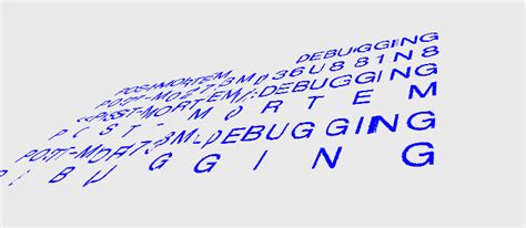 Post Mortem Debugging Cactus