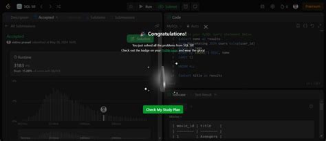 My Sql 50 Badge Select Statements Joins Joins Vishnu Prasad Boorla
