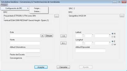 Ficheros de Configuración de SRC