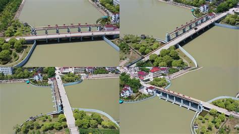 4k原素材 航拍上海大治河水闸视频素材下载编号18040877光厂vj师网