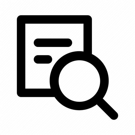 Document Serach Files Locate Policies Searching Icon Download On