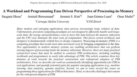 Onur Mutlu On Linkedin Memory Energy Performance Computing