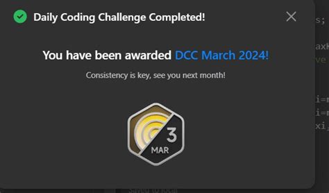 Manoj Kumar On Linkedin Leetcodedailychallenge Coding Consistency