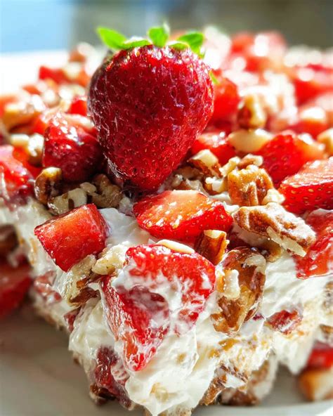 Strawberry Pecan Pretzel Salad The Ultimate Comfort Dessert