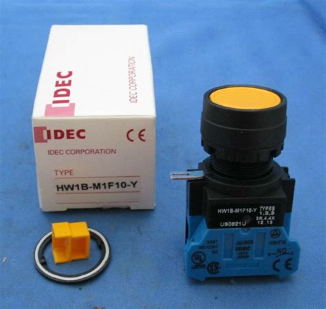 IDEC HW1B M1F10 Y Pushbutton New Process Industrial Surplus Corp
