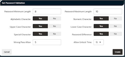 How To Use Password Validation In Oracle Apex Application