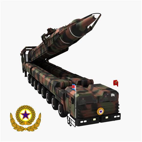 North Korea Icbm Missile 3d Model 129 Fbx Lwo Free3d