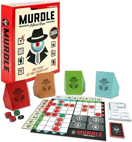 Goliath Games Presents Murdle The Board Game Puzzle Mystery Game With