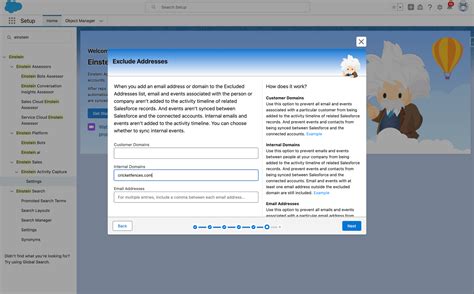 Set Up Einstein Activity Capture Guide Match My Email