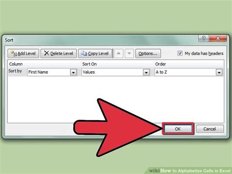 How To Alphabetize Cells In Excel 10 Steps With Pictures