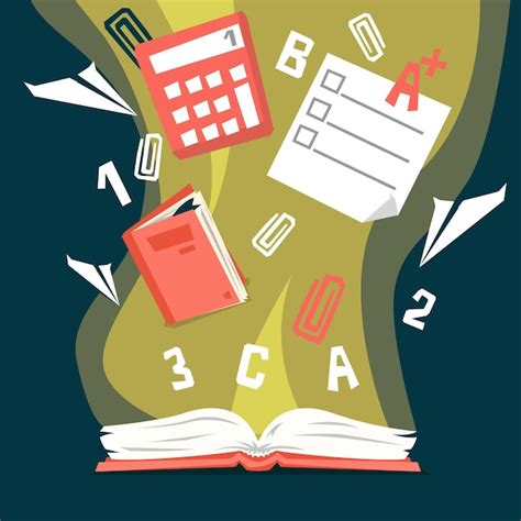 Premium Vector Poster Book Of Knowledge