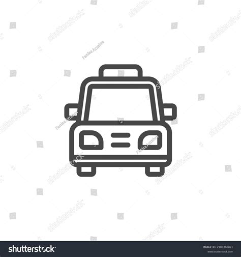 Car Front View Black Icon Car Stock Vector Royalty Free 2189360821