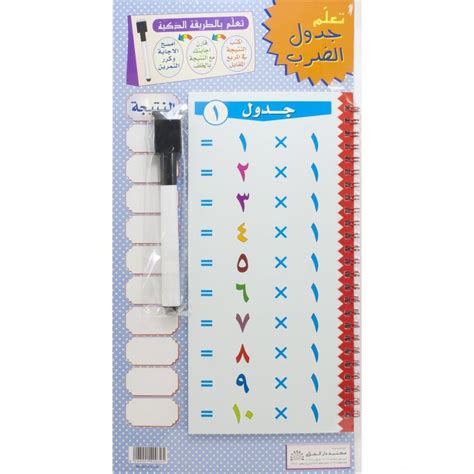 Multiplication Table In Arabic