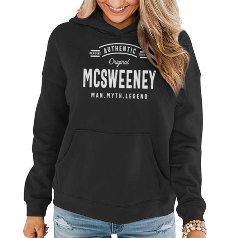 Mcsweeney Name T Authentic Mcsweeney Women Hoodie Seseable