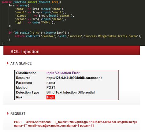 Laravel Solution How To Fix Query Builder Error Sql Injection In