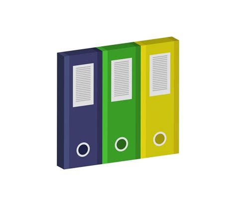 Premium Vector Three Dimensional Binder
