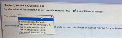Solved Chapter Section Question For What Values Chegg Com