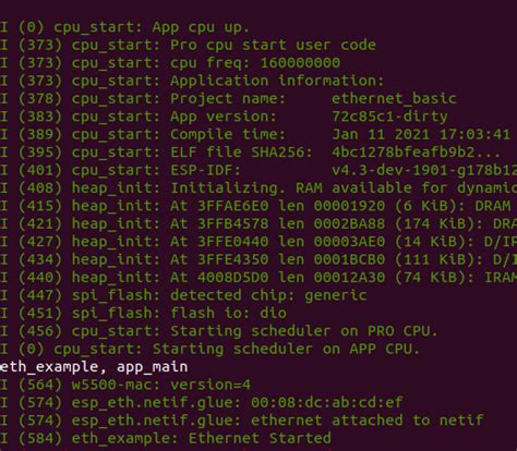 Esp32 Ethernet Basic Example W5500 External By Spi Problem To Get