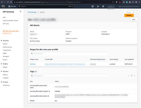 API Gateway In Web Console Looks Different For Two APIs AWS Re Post